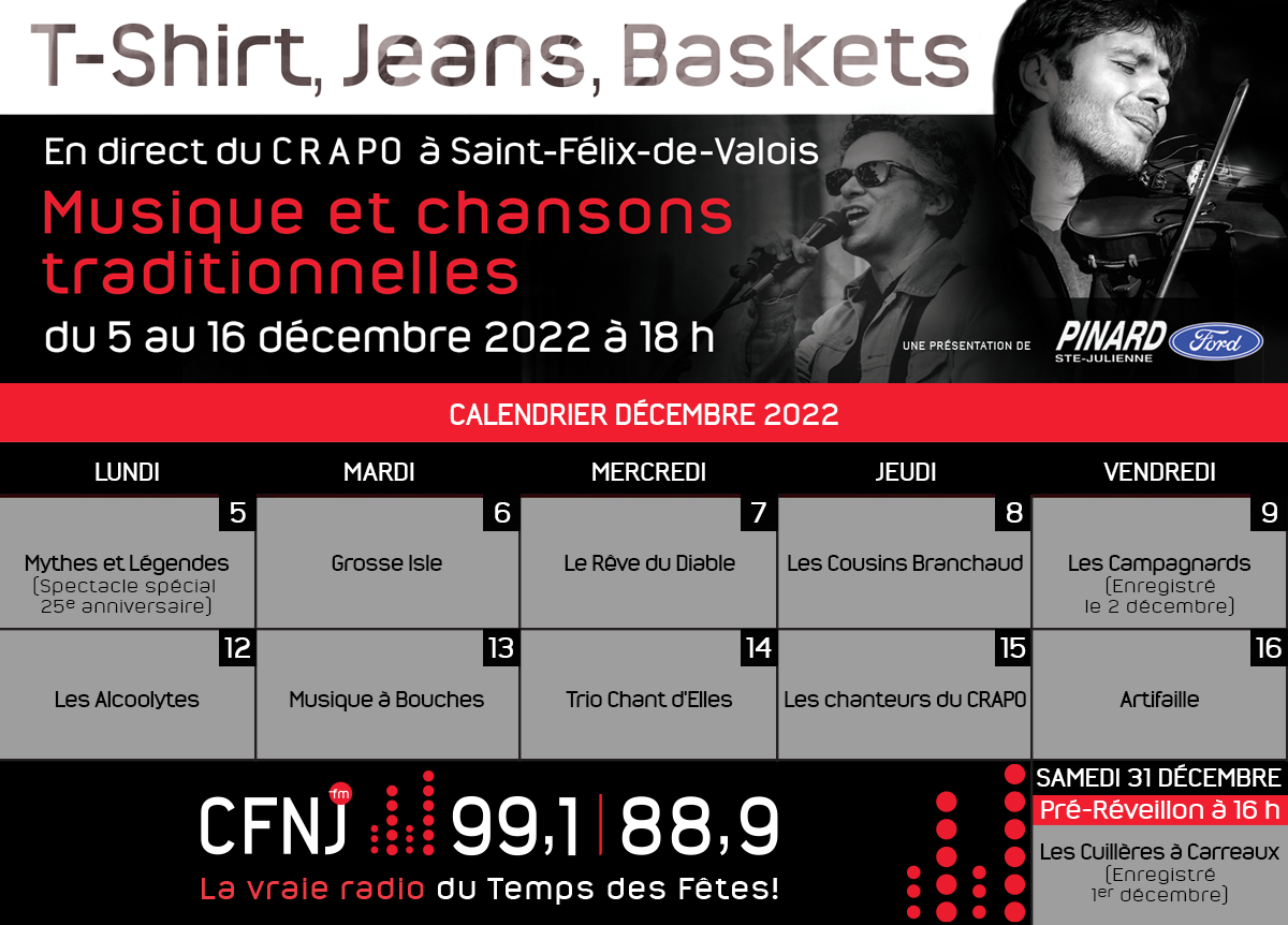 La programmation de la série T-Shirt, Jeans, Baskets 2022 est lancée ! - CFNJ